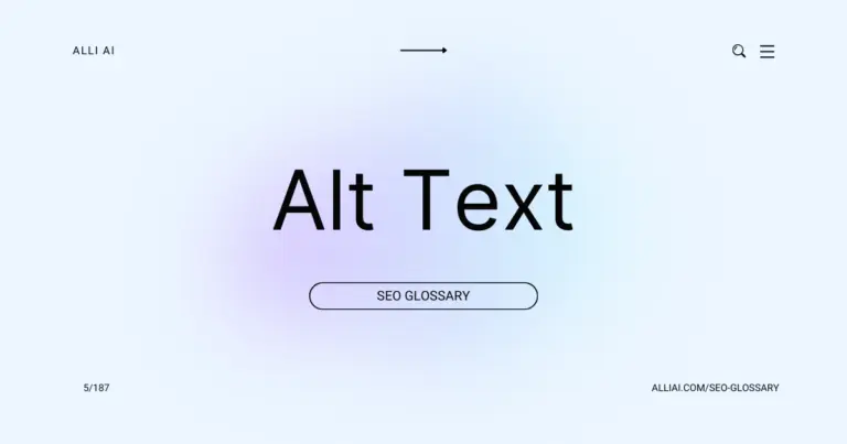 Alt Text (Alternative Text): What it is and Why it matters in SEO – Alli AI